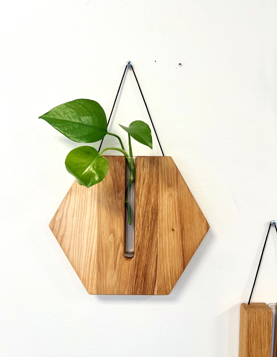 Triangle Wall Vase - Hickory & Mahagony – FaircraftUSA